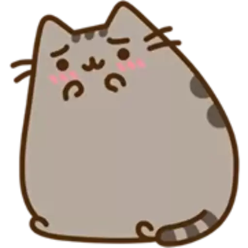 Gato pusheen Sticker de WhatsApp - DescargarStickers