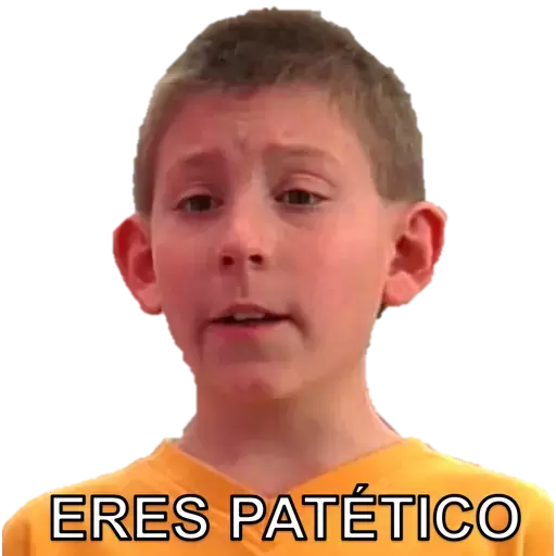 Sticker Eres patético PNG - DescargarStickers