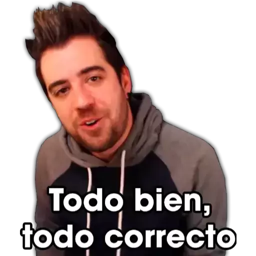 Todo bien, todo correcto Sticker de WhatsApp - DescargarStickers