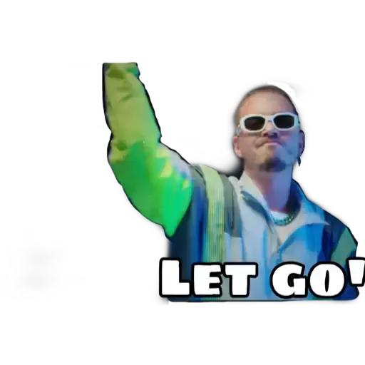 LET GO Sticker de WhatsApp - DescargarStickers