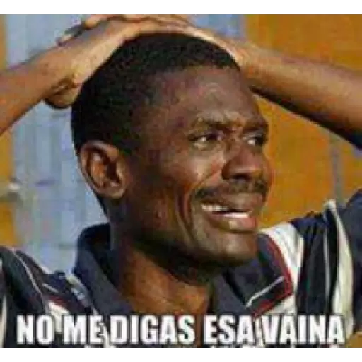 NO ME DIGAS ESA VAINA Sticker de WhatsApp - DescargarStickers