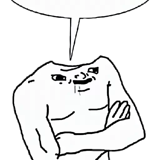 Memes de wojak Sticker de WhatsApp - DescargarStickers