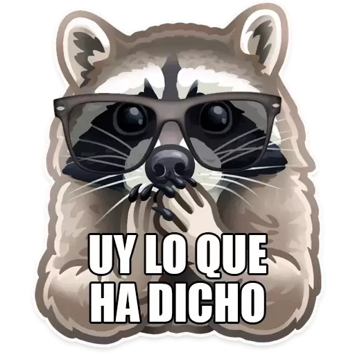 UY LO QUE HA DICHO Sticker de WhatsApp - DescargarStickers