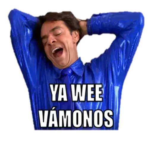 Ya wee vámonos Sticker de WhatsApp - DescargarStickers