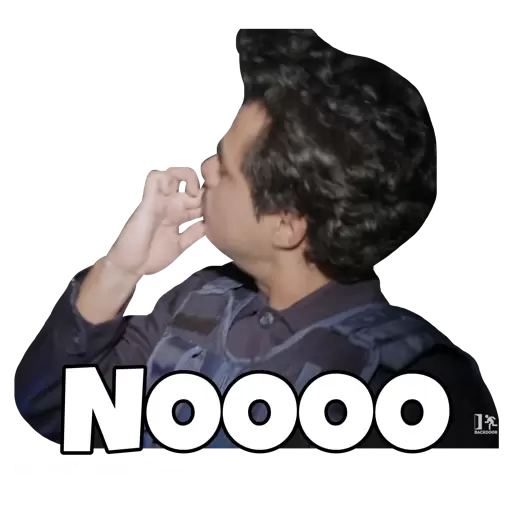 NOOOO Sticker de WhatsApp - DescargarStickers