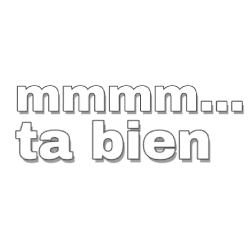Mmmm. ta bien Sticker de WhatsApp - DescargarStickers