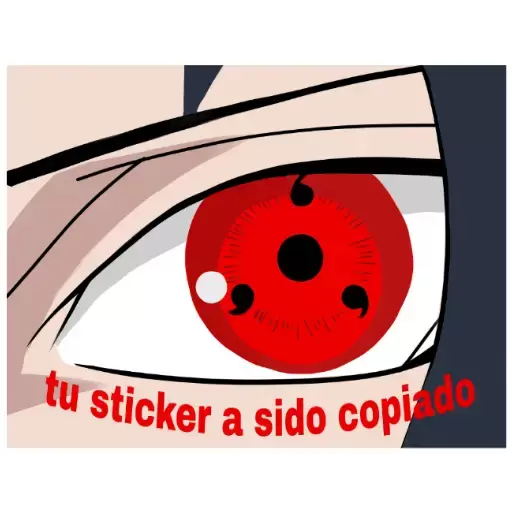 Tu sticker a sido copiado Sticker de WhatsApp - DescargarStickers