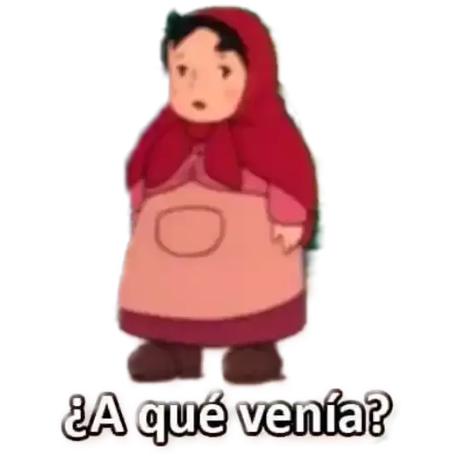 ¿A que venía? Sticker de WhatsApp - DescargarStickers