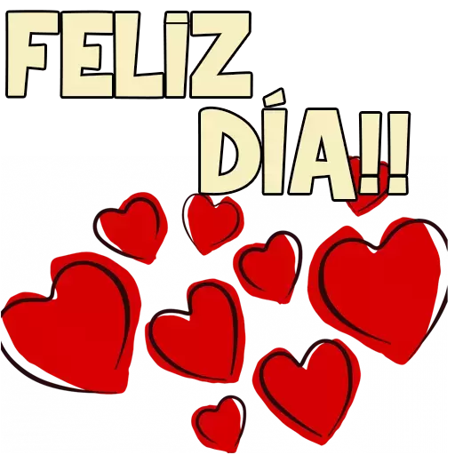 Sticker Feliz día!! #385928 PNG - DescargarStickers