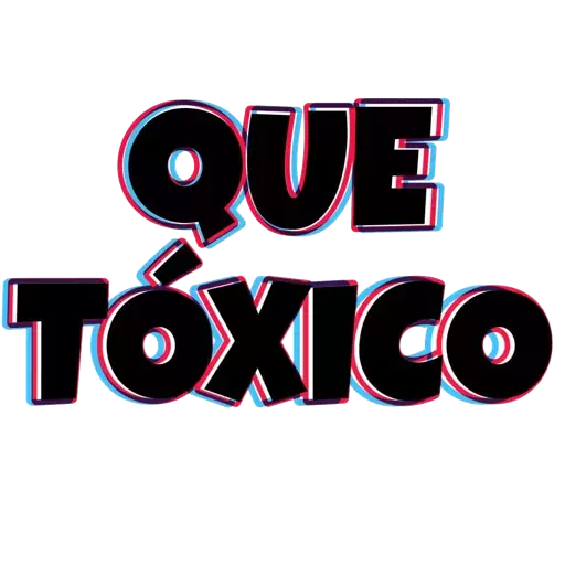 Que tóxico #446698 Sticker de WhatsApp - DescargarStickers