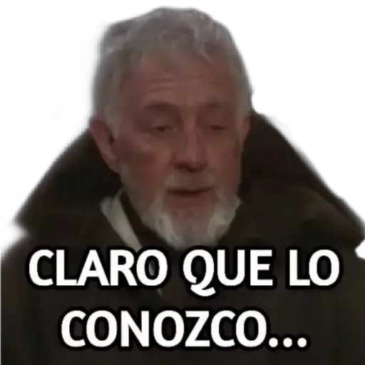 Sticker CLARO QUE LO CONOZCO... PNG - DescargarStickers