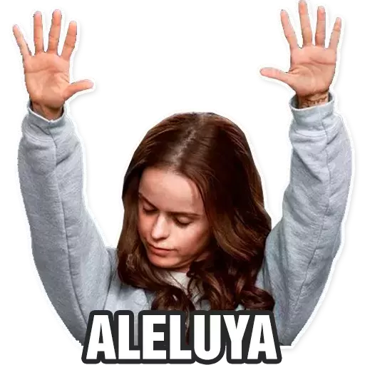 Sticker Aleluya PNG - DescargarStickers