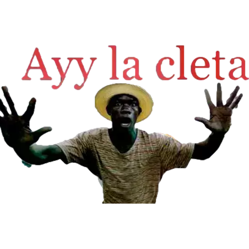 Ayy la cleta Sticker de WhatsApp - DescargarStickers