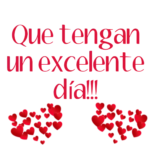 Que tengan un excelente día!!! Sticker de WhatsApp - DescargarStickers