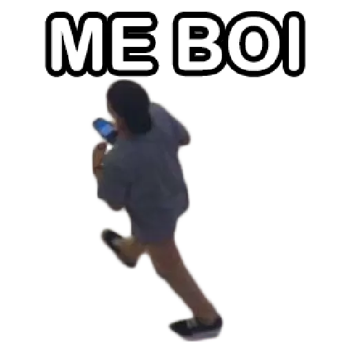 ME BOI Sticker de WhatsApp - DescargarStickers