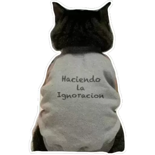 Sticker Haciendo Ignoracion PNG - DescargarStickers