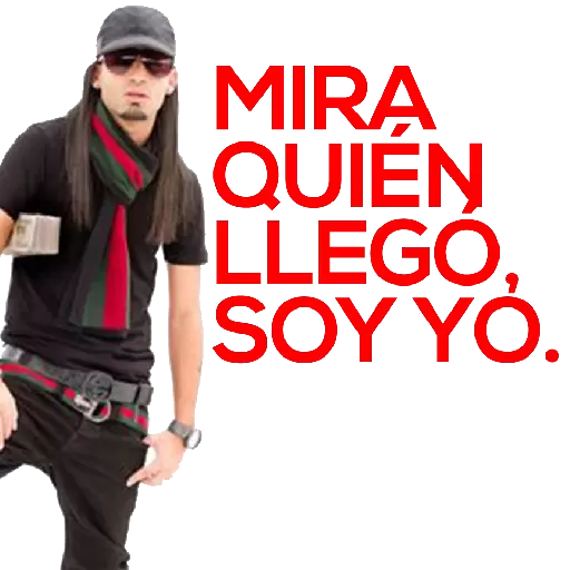 MIRA QUIEN LLEGO SOY YO Sticker de WhatsApp - DescargarStickers