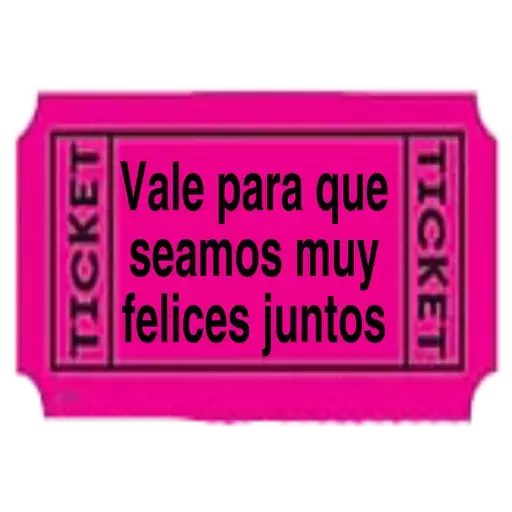 Vale para que seamos muy felices juntos Sticker de WhatsApp ...