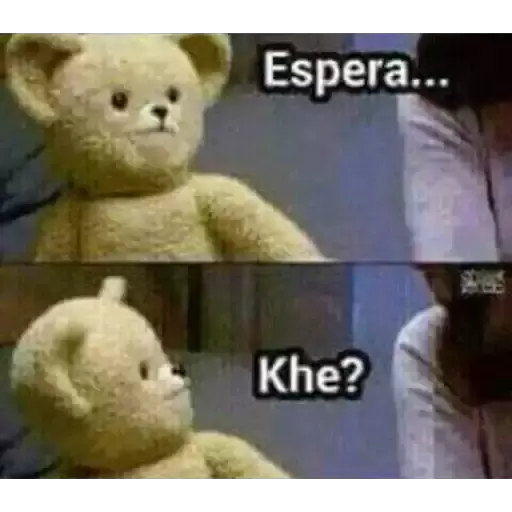 Espera... Khe? Sticker de WhatsApp - DescargarStickers
