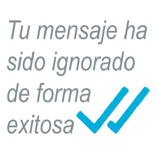 Tu mensaje ha sido ignorado de forma exitosa #549301 Sticker de ...