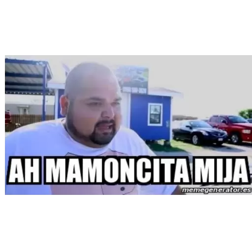 AH MAMONCITA MIJA Sticker de WhatsApp - DescargarStickers