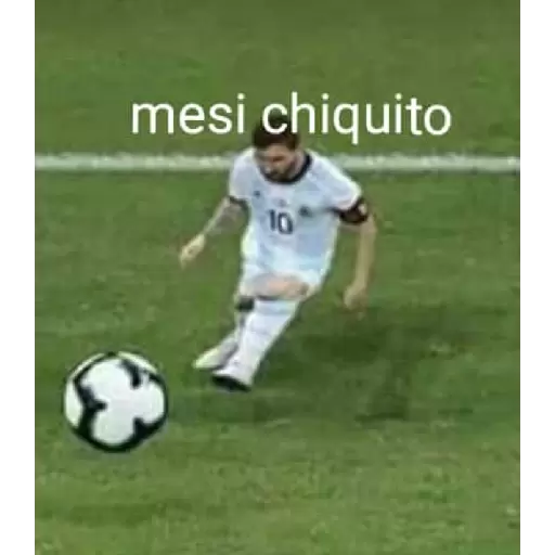 Messi chiquito Sticker de WhatsApp - DescargarStickers