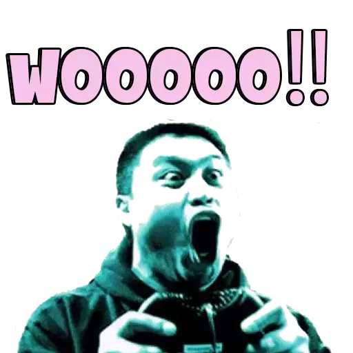 Wooooo!! Sticker de WhatsApp - DescargarStickers