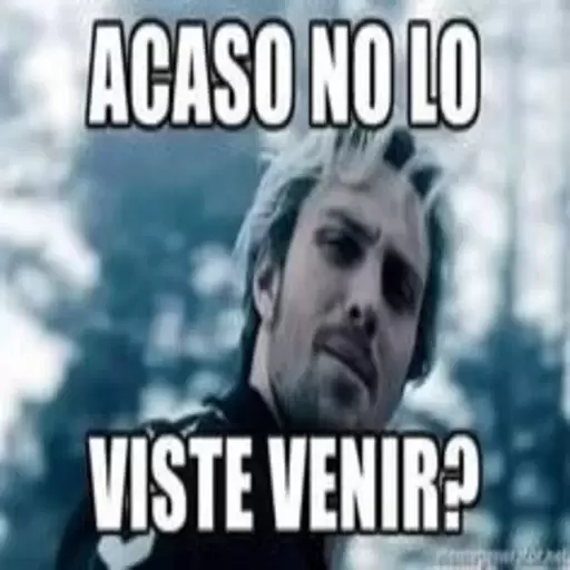 ACASO NO LO VISTE VENIR? Sticker de WhatsApp - DescargarStickers