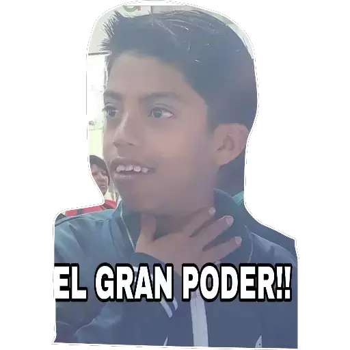 EL GRAN PODER! Sticker de WhatsApp - DescargarStickers