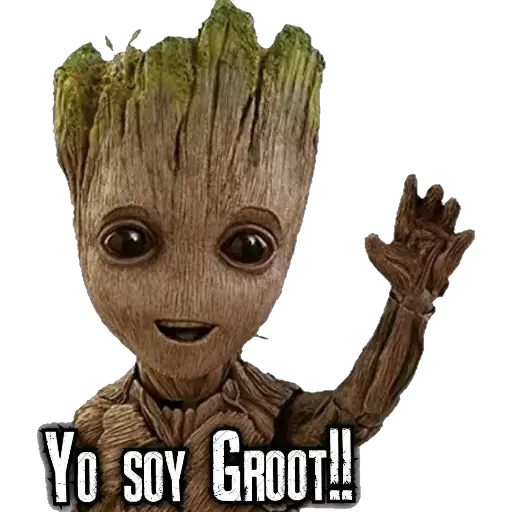 Sticker Yo SOY GROOT!! PNG - DescargarStickers