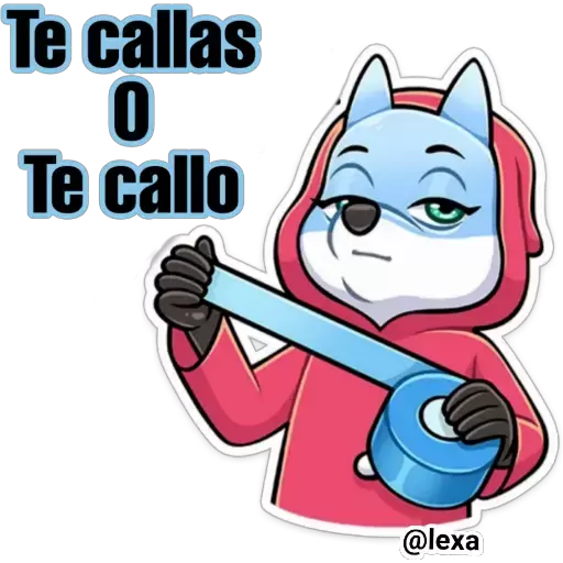 Te callas o te callo Sticker de WhatsApp - DescargarStickers