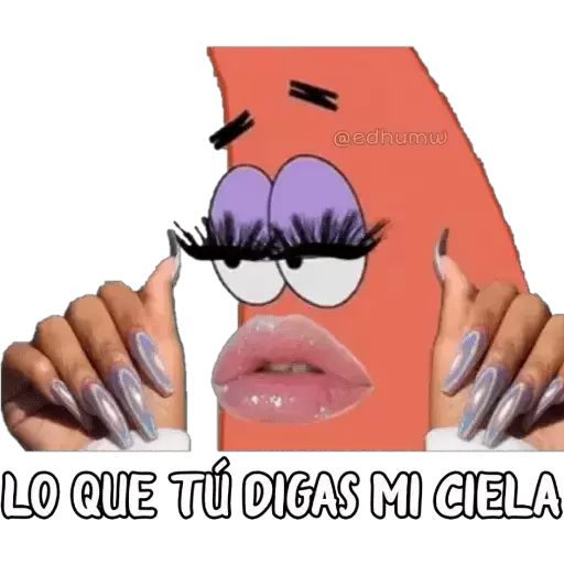 LO QUE TU DIGAS MI CIELA Sticker - DescargarStickers