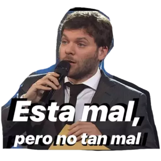 Esta mal, pero no tan mal Sticker de WhatsApp - DescargarStickers