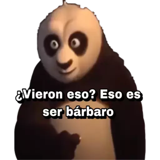 ¿Vieron eso? Eso es ser bárbaro Sticker de WhatsApp - DescargarStickers