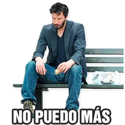 No puedo mas Sticker de WhatsApp - DescargarStickers