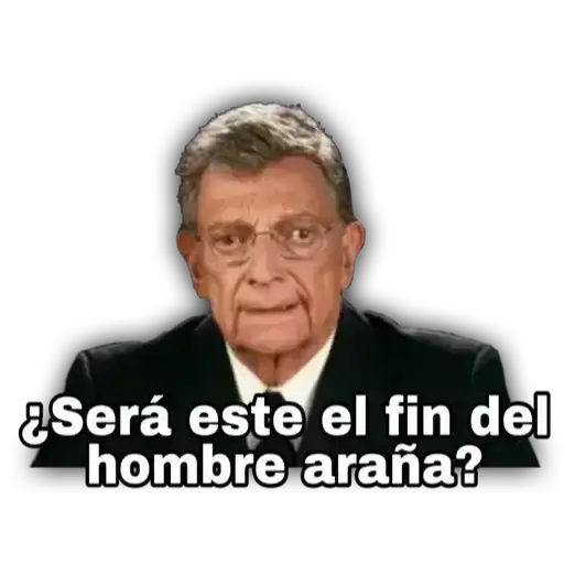 Sera este el fin del hombre araña? Sticker de WhatsApp - DescargarStickers