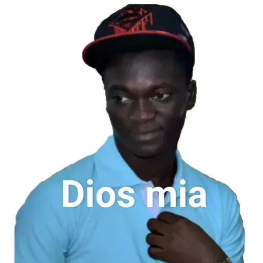 Dios mia Sticker de WhatsApp - DescargarStickers
