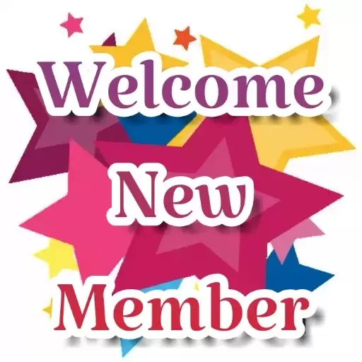 Welcome, New Member Sticker de WhatsApp - DescargarStickers