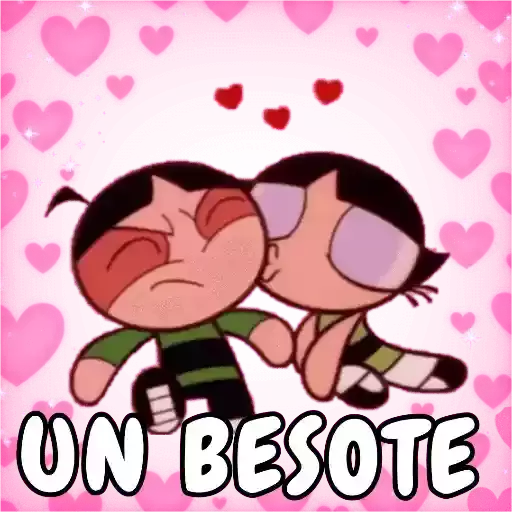 UN BESOTE Sticker de WhatsApp - DescargarStickers