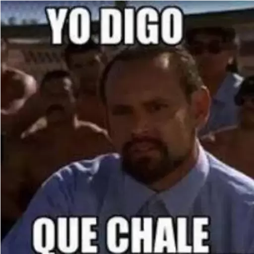 YO DIGO QUE CHALE Sticker de WhatsApp - DescargarStickers