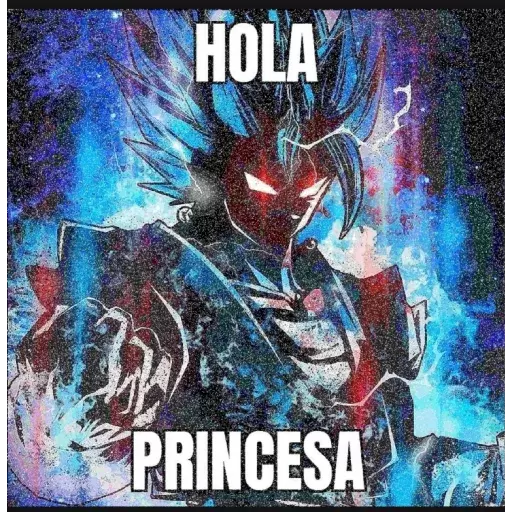 Sticker HOLA PRINCESA PNG - DescargarStickers