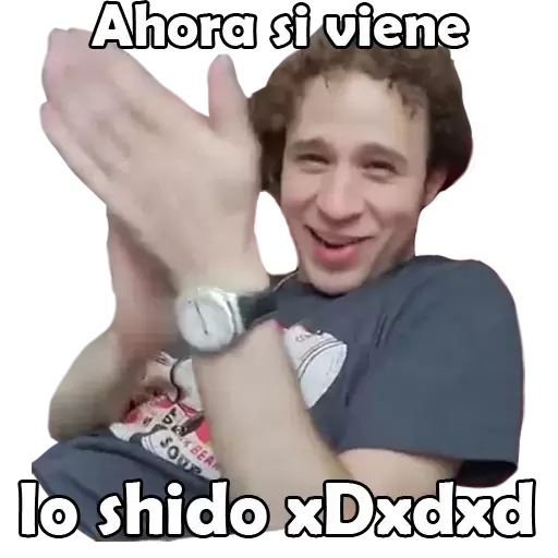 Ahora si viene lo shido xDxdxd Sticker de WhatsApp - DescargarStickers