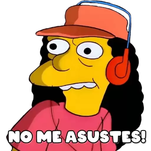 Sticker No me asustes! PNG - DescargarStickers