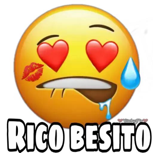 Rico besito Sticker - DescargarStickers