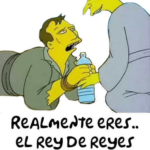 Realmente eres... el Rey De Reyes Sticker de WhatsApp - DescargarStickers