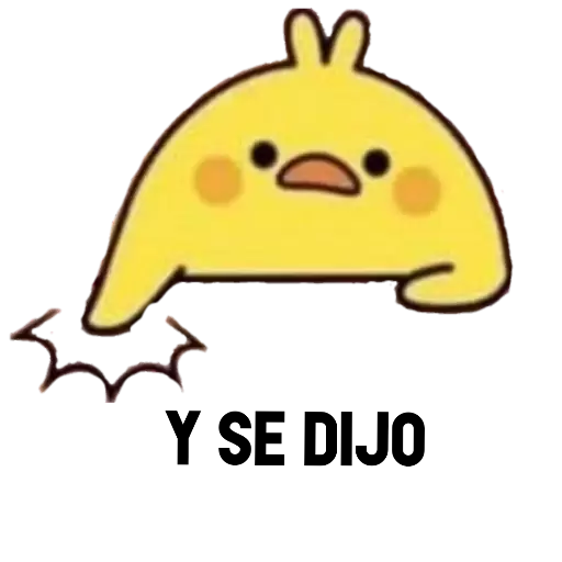 Y SE DIJO Sticker de WhatsApp - DescargarStickers