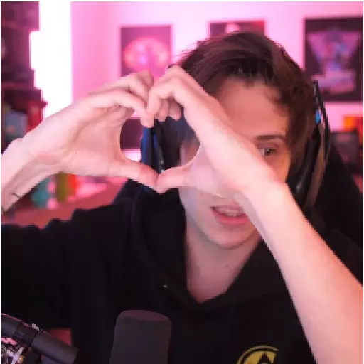 El Rubius muestra de amor Sticker de WhatsApp PNG - DescargarStickers