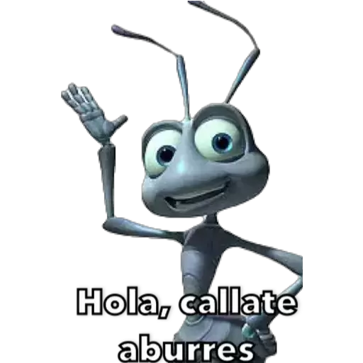 Hola, cállate aburres Sticker de WhatsApp - DescargarStickers