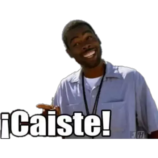 Sticker ¡Caíste! PNG - DescargarStickers