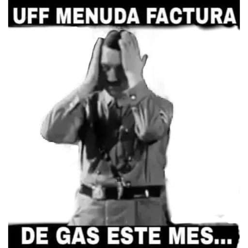 Sticker Uff menuda factura de gas este mes PNG - DescargarStickers